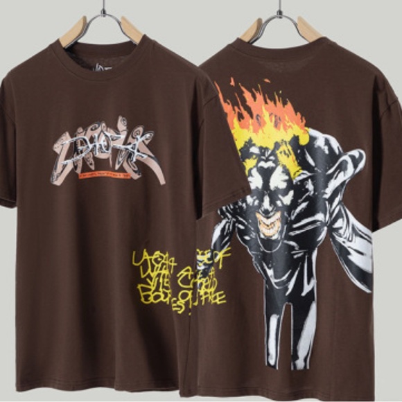 Travis Scott | Shirts | Travis Scott Dogs Utopia I Tee Brown | Poshmark
